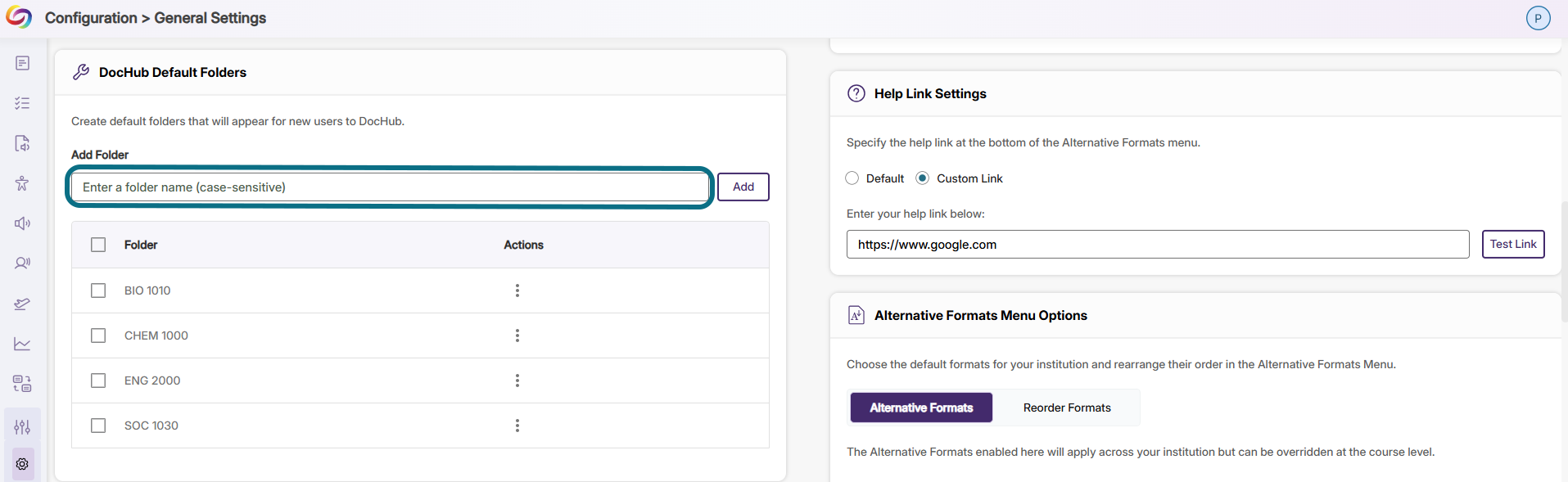 Creating a Default Folder in Panorama DocHub – YuJa Help Center