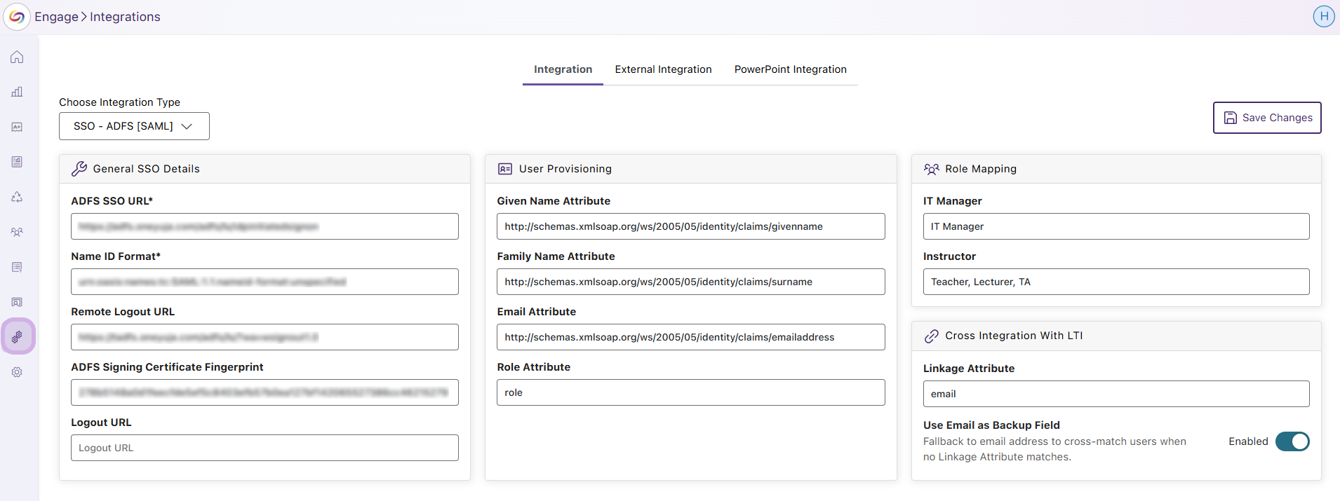 Integrating Engage with ADFS (SAML) – YuJa Help Center