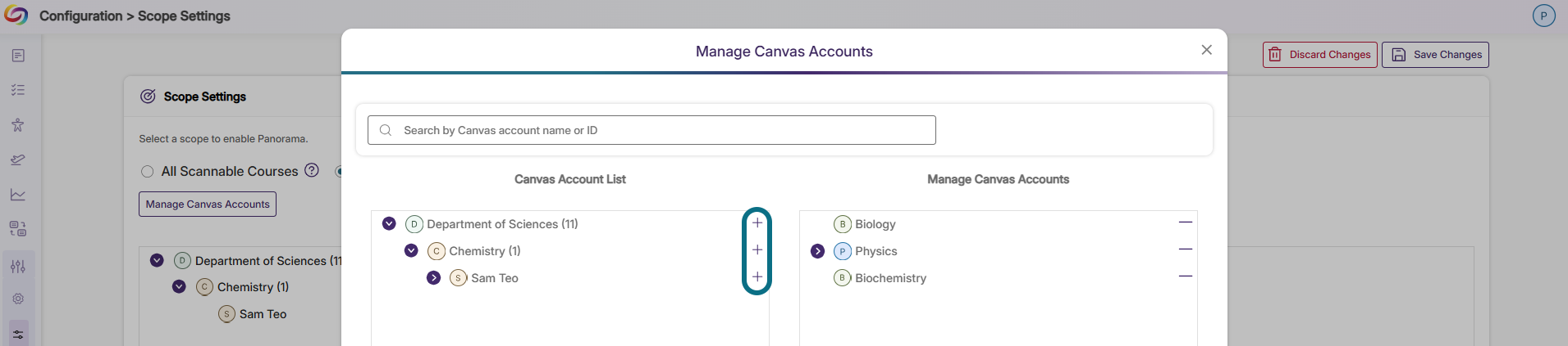 Managing Panorama's Scope Settings – YuJa Help Center