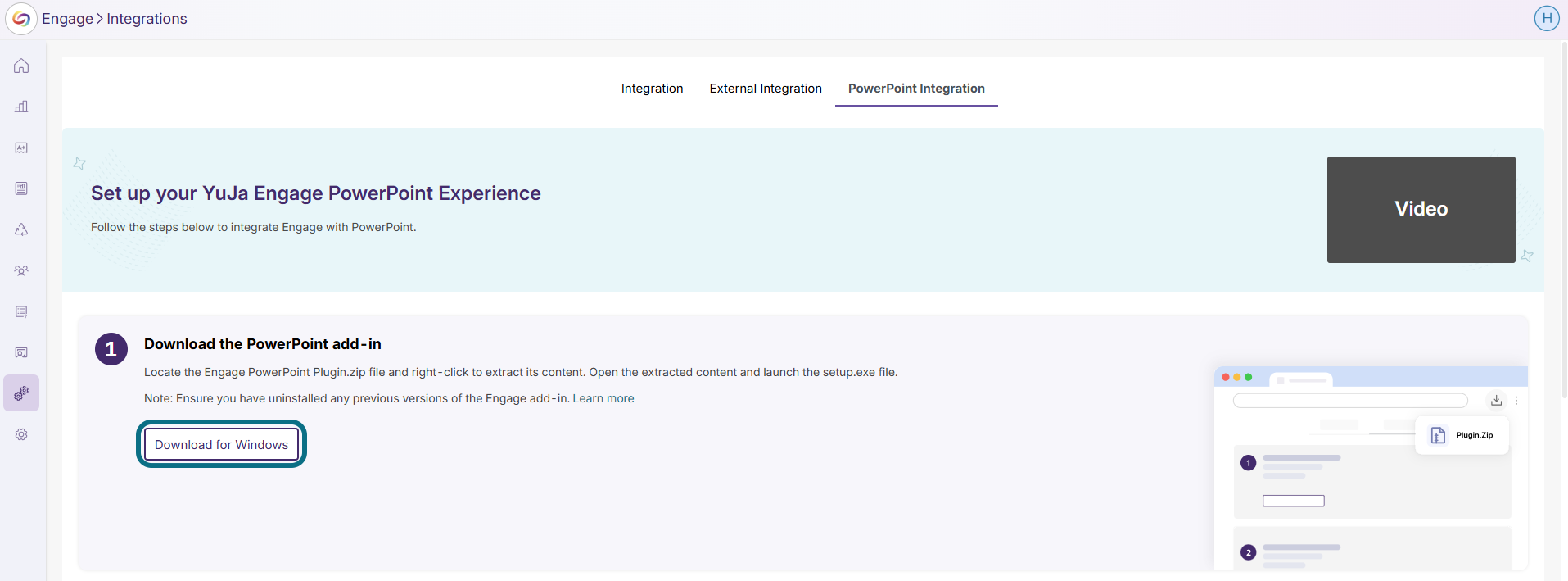 Integrating the Engage Add-in with PowerPoint – YuJa Help Center