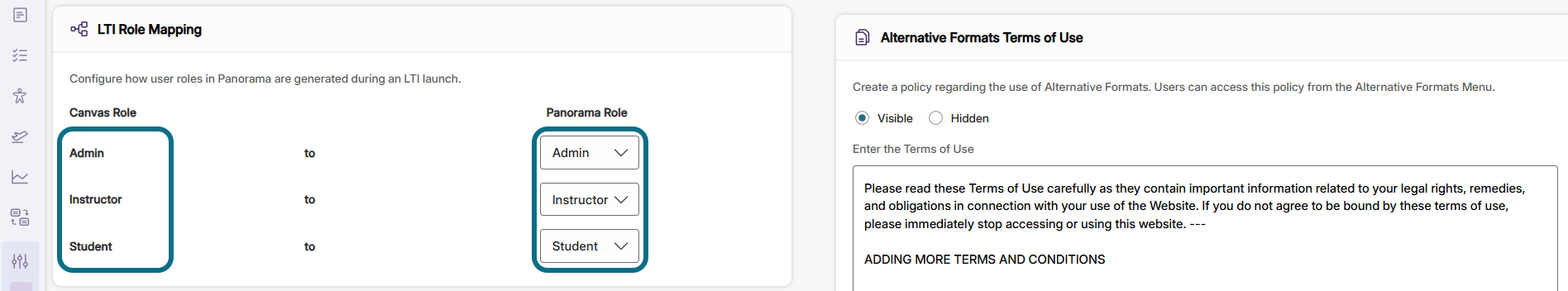 Configuring Panorama LTI Role Mapping – YuJa Help Center