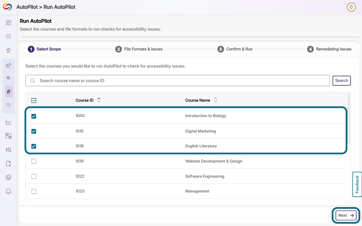 Using AutoPilot to Remediate a Course – YuJa Help Center