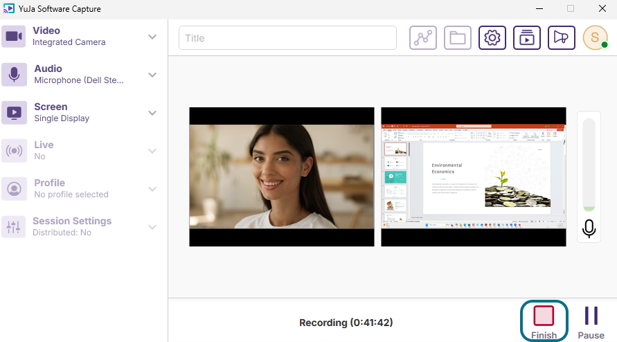 Creating a Recording with Software Capture for PC – YuJa Help Center