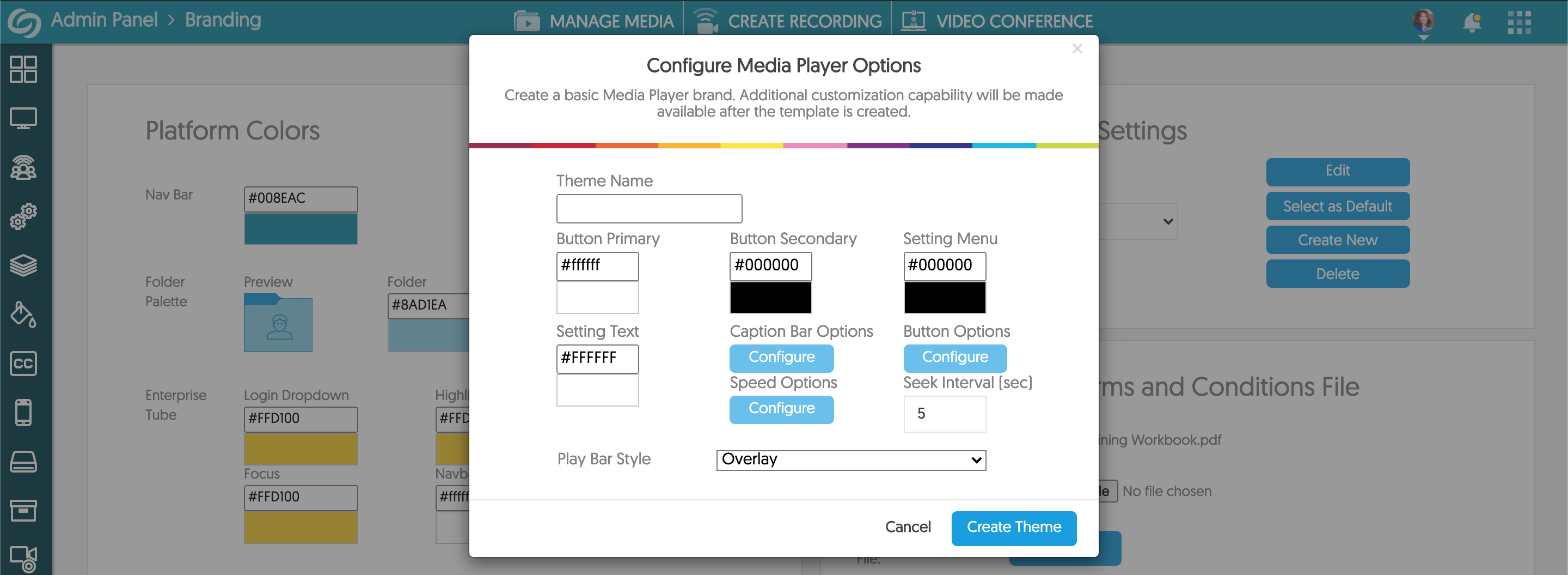 Customizing Media Player Themes – YuJa