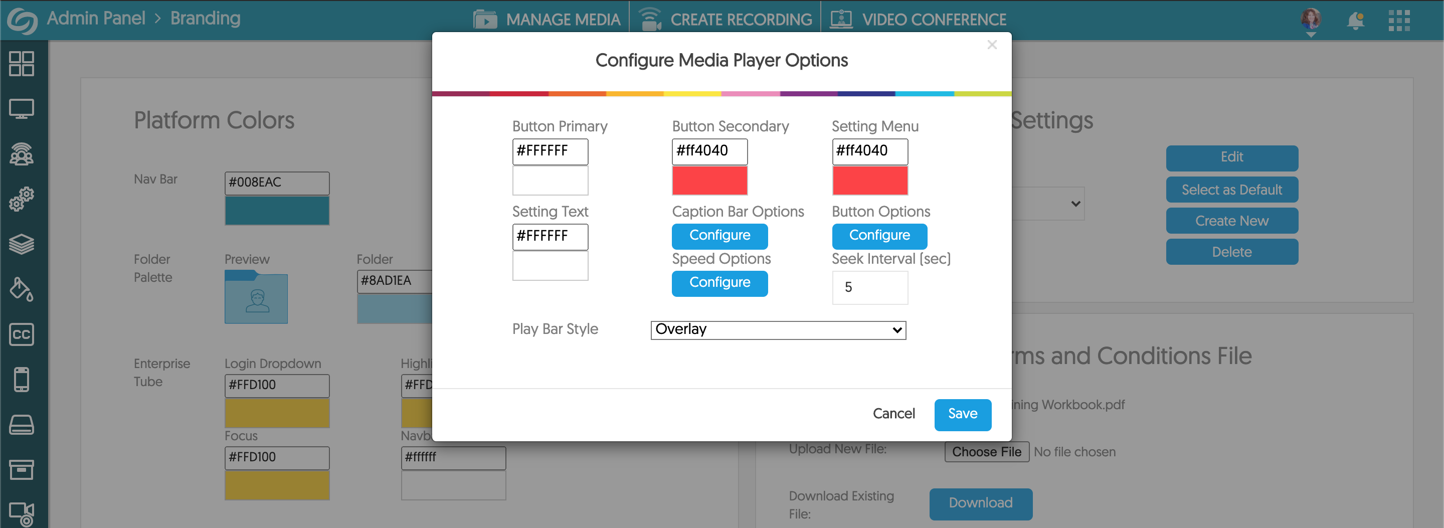 Customizing Media Player Themes – YuJa