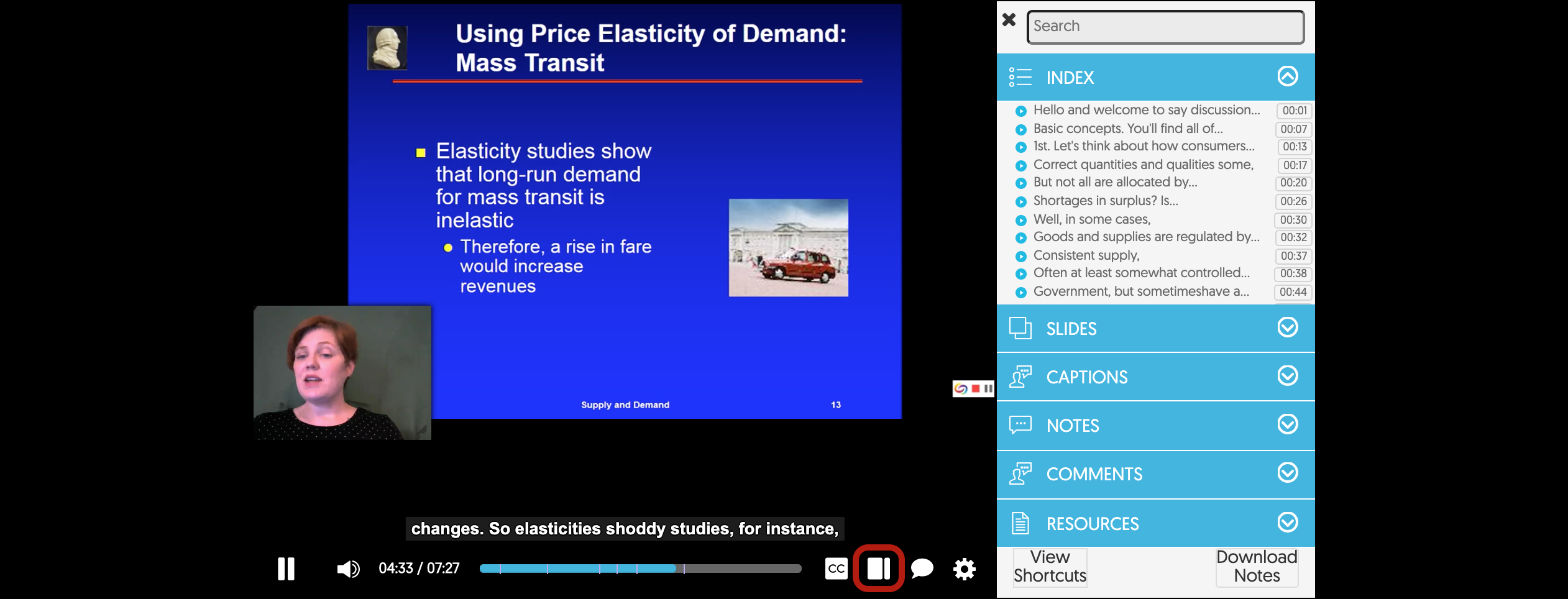 Using the Sidebar – YuJa