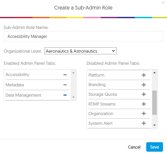 Creating Sub-Administrator Roles – YuJa Help Center
