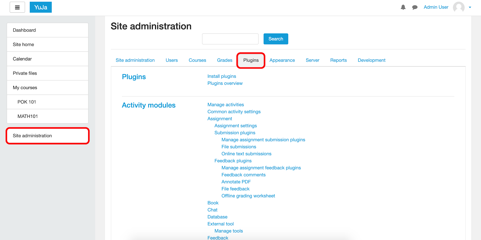 administration moodle pdf