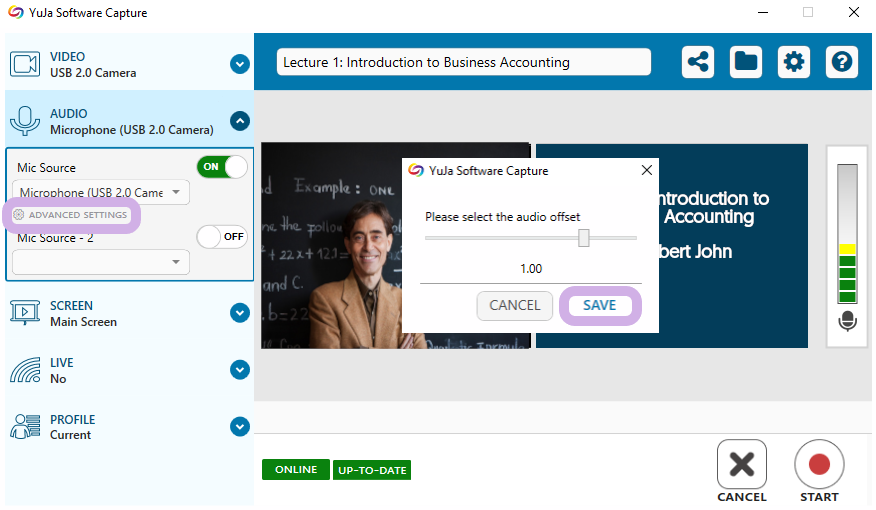 Recording Internal Audio with the YuJa Software Capture for PC ...